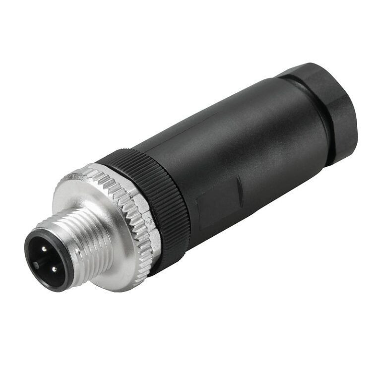 Conector para sensor SAIS-4/7 M12 recto macho 4 polos – Teknobodega